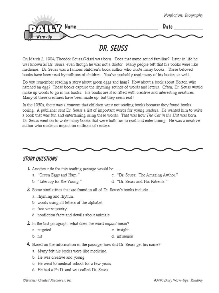 DR Seuss | PDF | Social Science | Philosophy