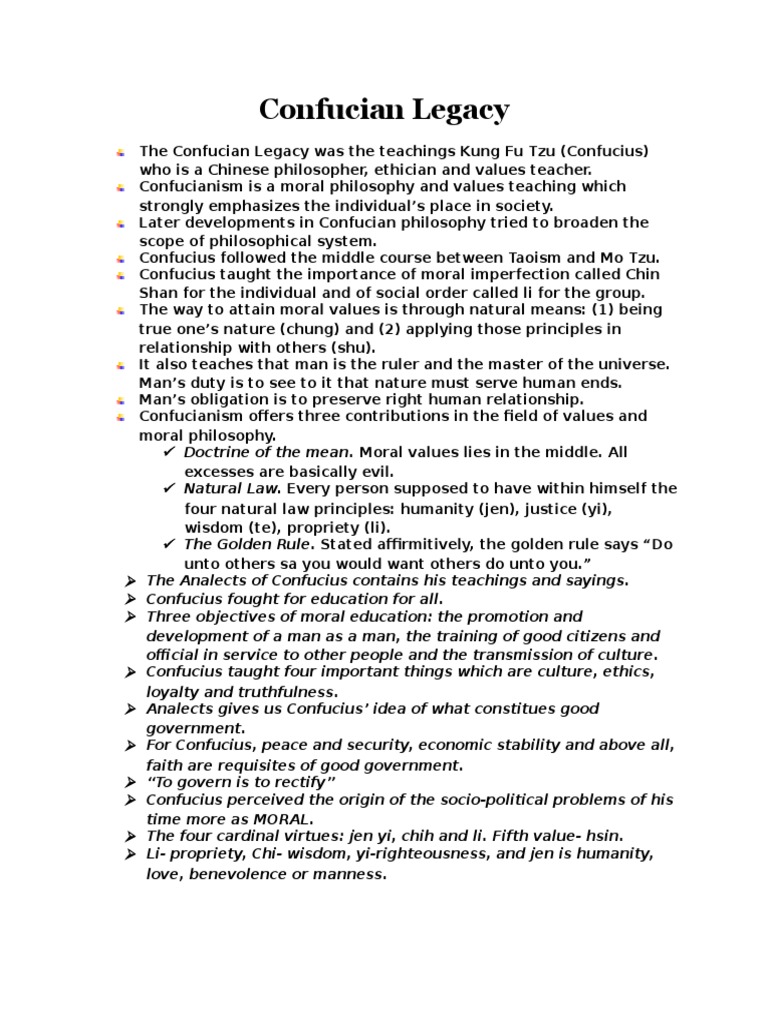 Confucian Legacy | PDF | Confucianism | Confucius