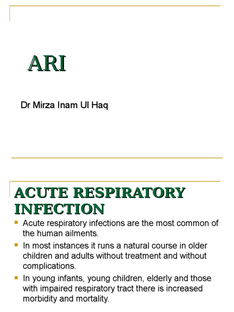 Ari | PDF | Pneumonia | Common Cold