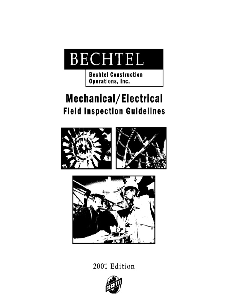 Mechanical and Electrical Field Inspection Guideline | PDF | Crane ...