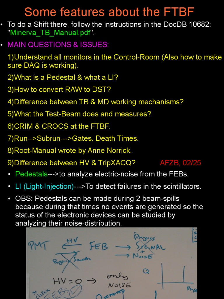 Some Features About The FTBF: Minerva - TB - Manual PDF | PDF ...