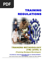 Training Regulation of TESDA's Trainers Methodology | PDF | Educational ...