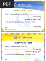 Field Quality Plan (FQP) | PDF | Specification (Technical Standard ...