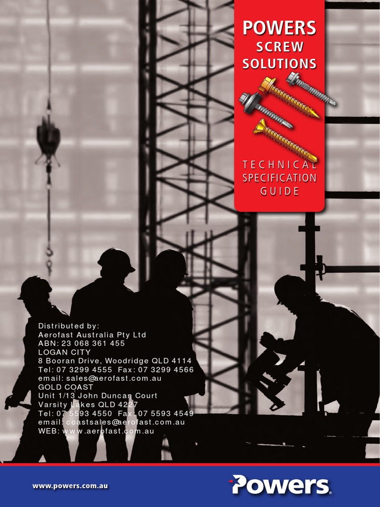 Powers Screws Tech Guide 2013 PDF | PDF | Stainless Steel | Screw