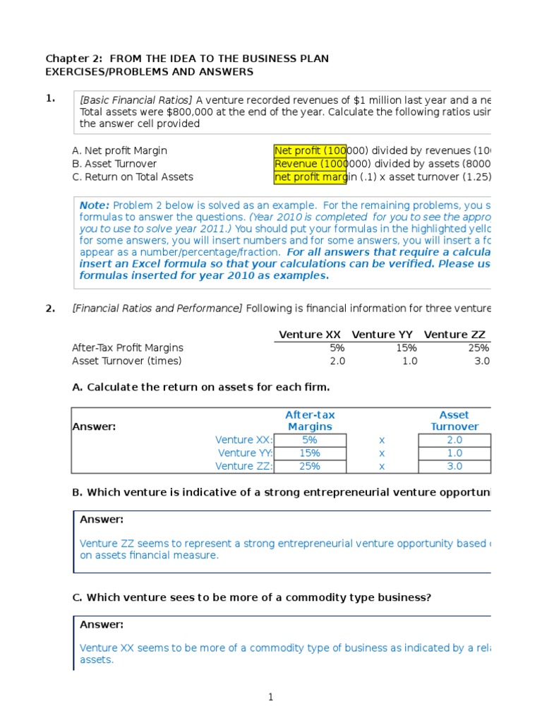 Chapter 2 Problems Working Papers | PDF | Net Profit | Revenue