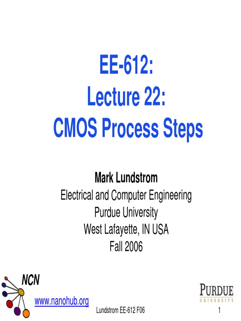 CMOS Process Steps | Download Free PDF | Photolithography | Microtechnology