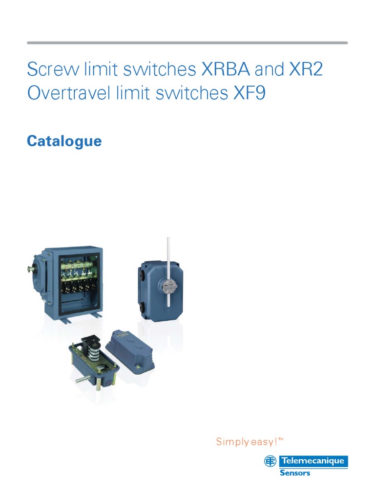 Catalogue Xrba Xr2 Xf9 en | PDF | Transmission (Mechanics) | Switch