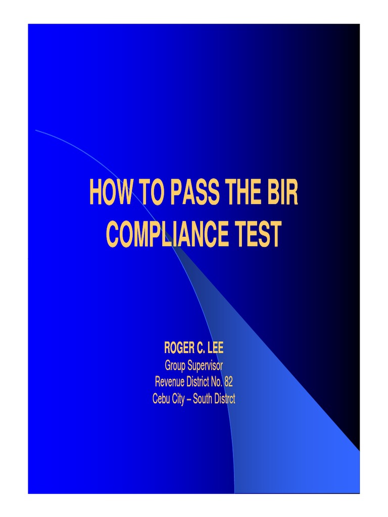 BIR Compliance Guidelines and Penalties | PDF | Business