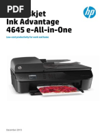 HP Deskjet Ink Advantage 2876 All-In-One Printer: Data Sheet | PDF | Printer (Computing) | Image ...