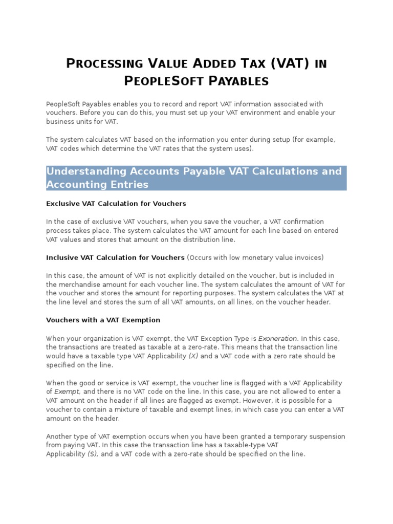 VAT PayableSetup | PDF | Voucher | Value Added Tax