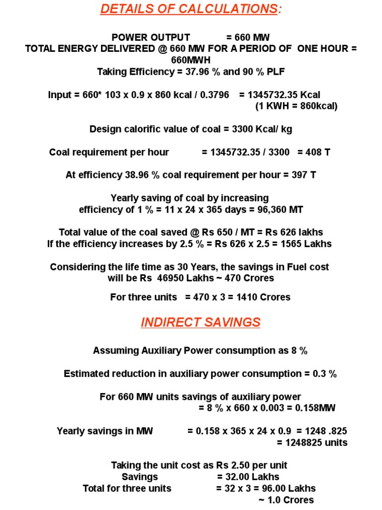 Super Critical Salient Features | PDF | Boiler | Coal