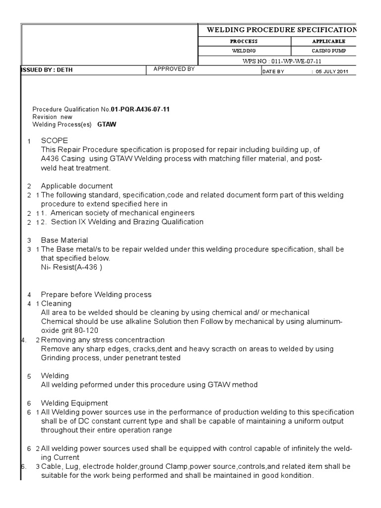 Welding Repair Guide for Engineers | PDF | Welding | Construction