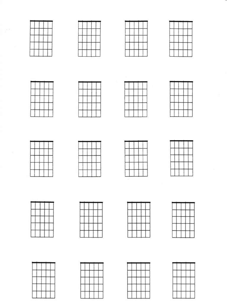Berklee Blank Guitar Chord Grids | PDF