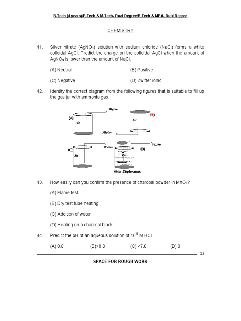KITEEE Question Paper-1 | PDF | Teaching Methods & Materials
