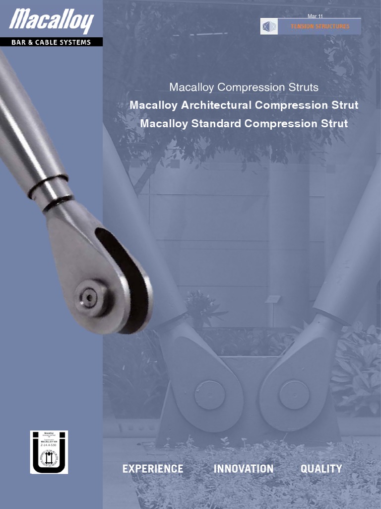 Macalloy Compression Strut Overview | PDF | Engineering Tolerance ...