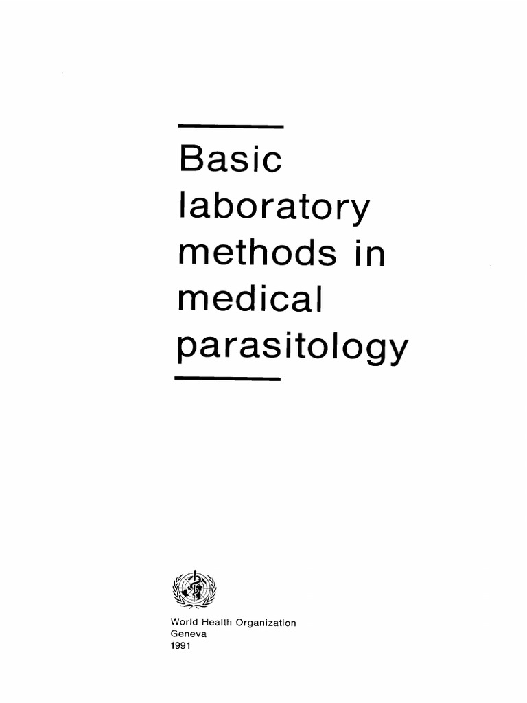 Basic Laboratory Methods in Medical Parasitology 1997 PDF | PDF