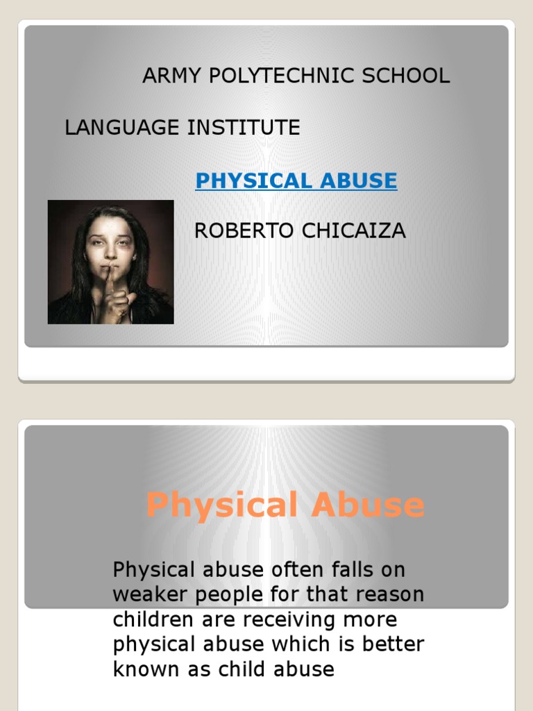 Preventing Child Abuse: A Discussion of the Causes, Types, and ...