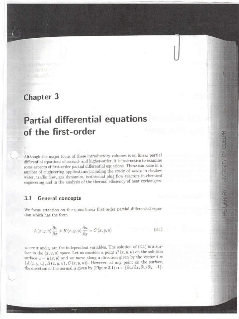 Chapter 3: Partial Differential Equations in Mechanics 1 | PDF ...