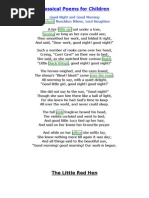The Cow by Robert Louis Stevenson - Poem Print-Out | PDF