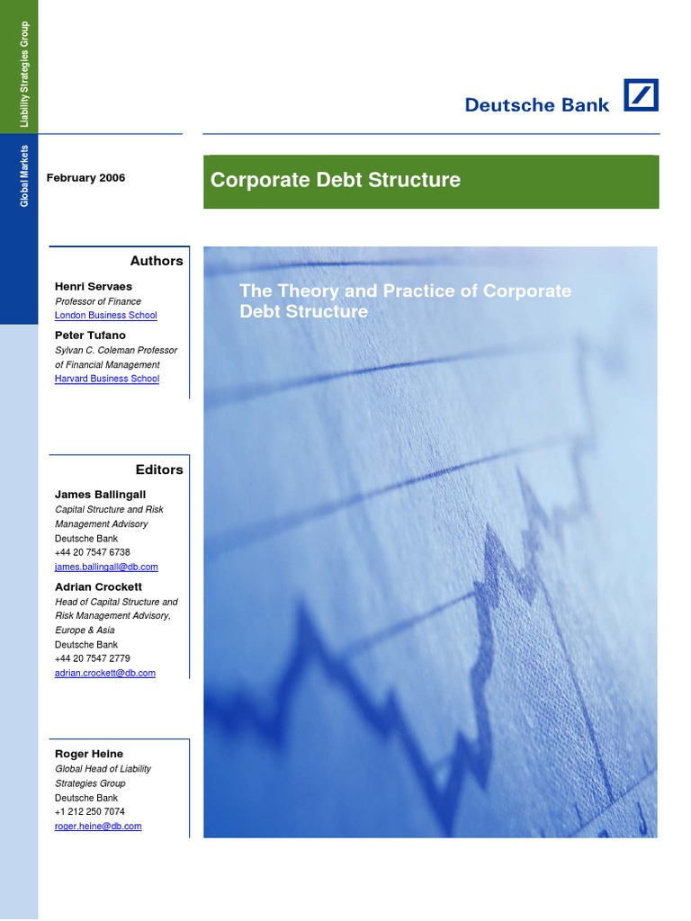 Corporate Debt Structure - Full Paper PDF | PDF | Yield Curve | Bonds ...