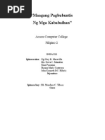 Halimbawa NG Sintesis | PDF