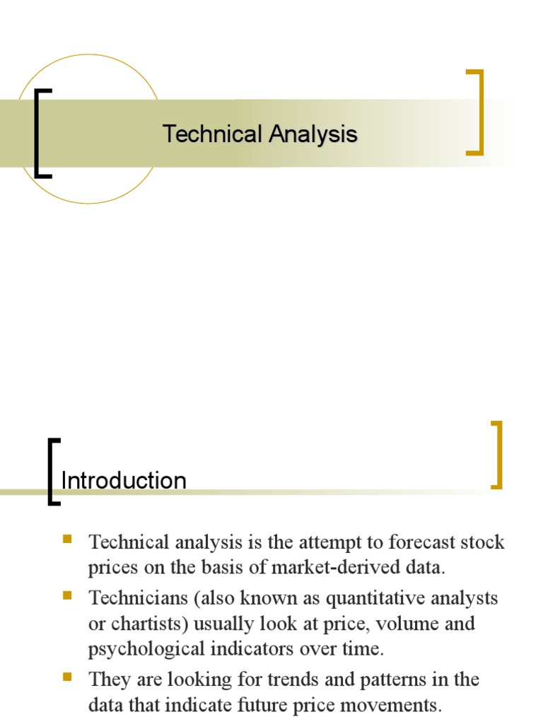 Understanding Technical Analysis Basics | PDF | Technical Analysis ...