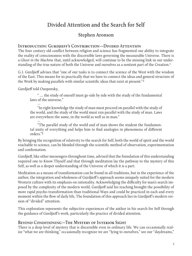 Divided Attention Aronson | PDF | Attention | Emotions