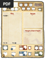 REIGN Character Sheet Fillable | PDF