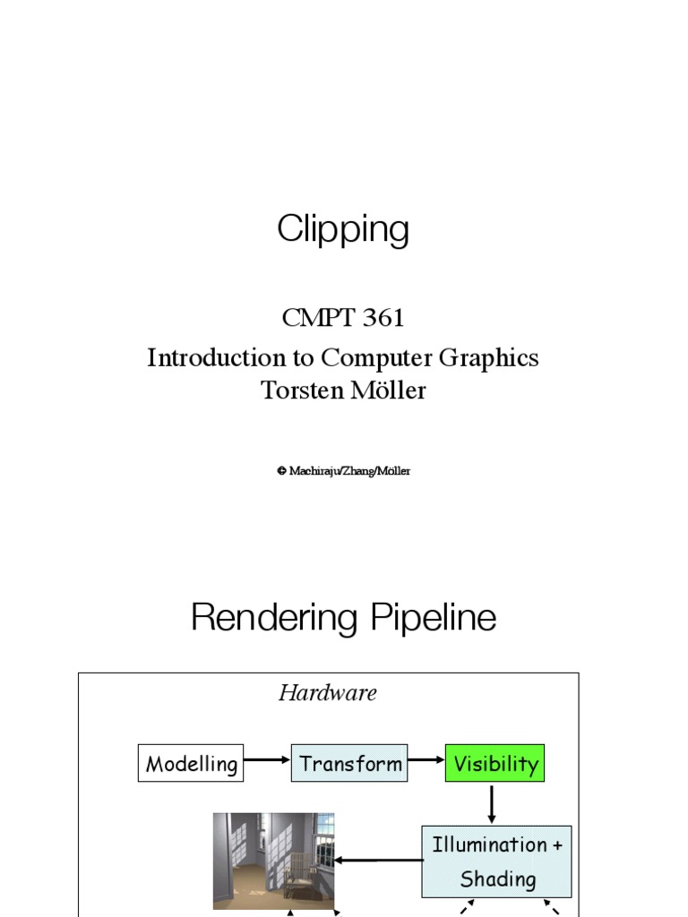 Clipping | PDF | Computer Graphics | Graphics