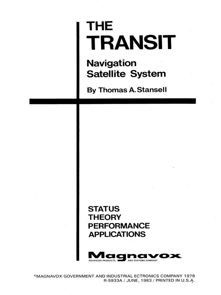 The Transit: Navigation Satellite System | PDF | Navigation | Surveying