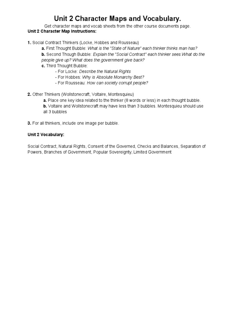 Unit 2 (Characters and Vocab) | PDF | Philosophy
