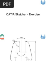 CATIA V5 Practice Part Drawings | PDF