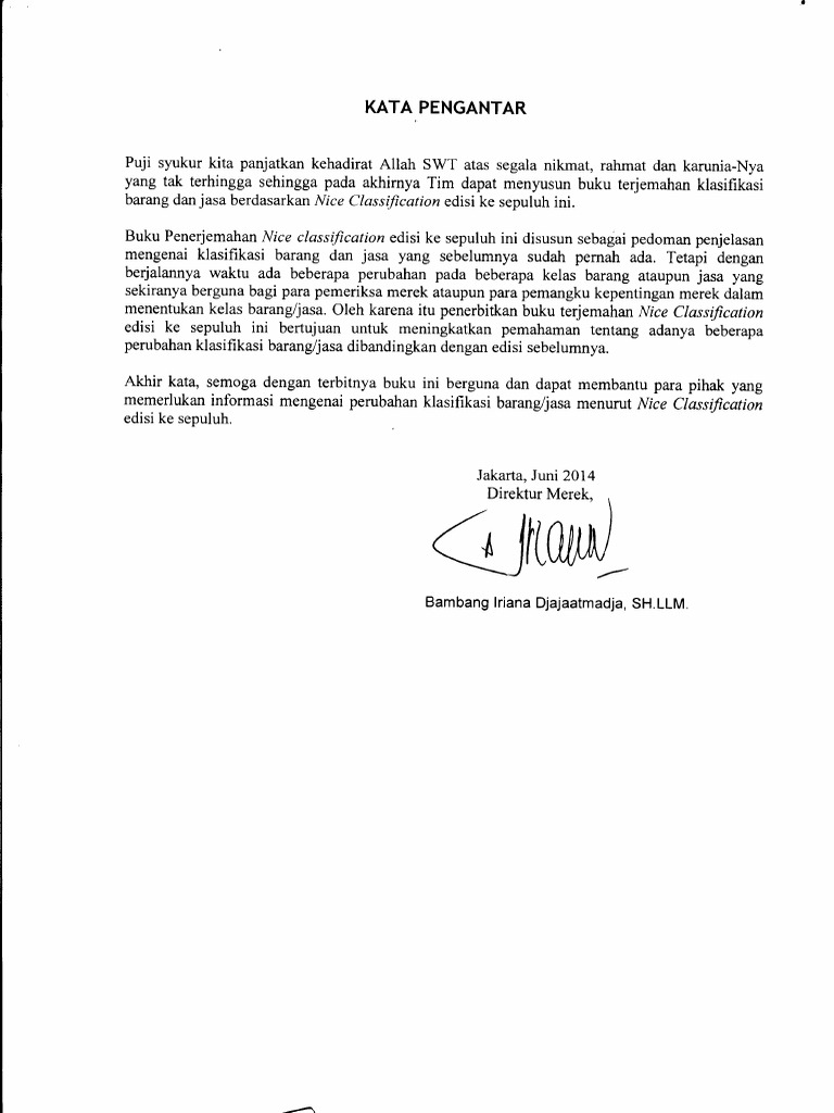 Nice Classification Edisi 10 BARU (Kelas Produk Merek HaKI) | PDF