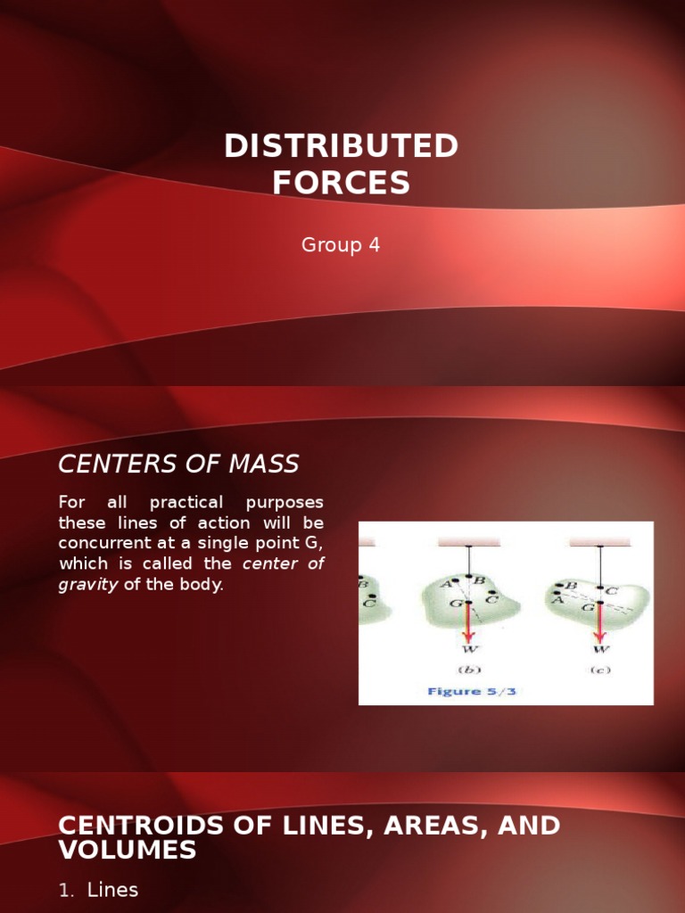 Distributed Forces | PDF