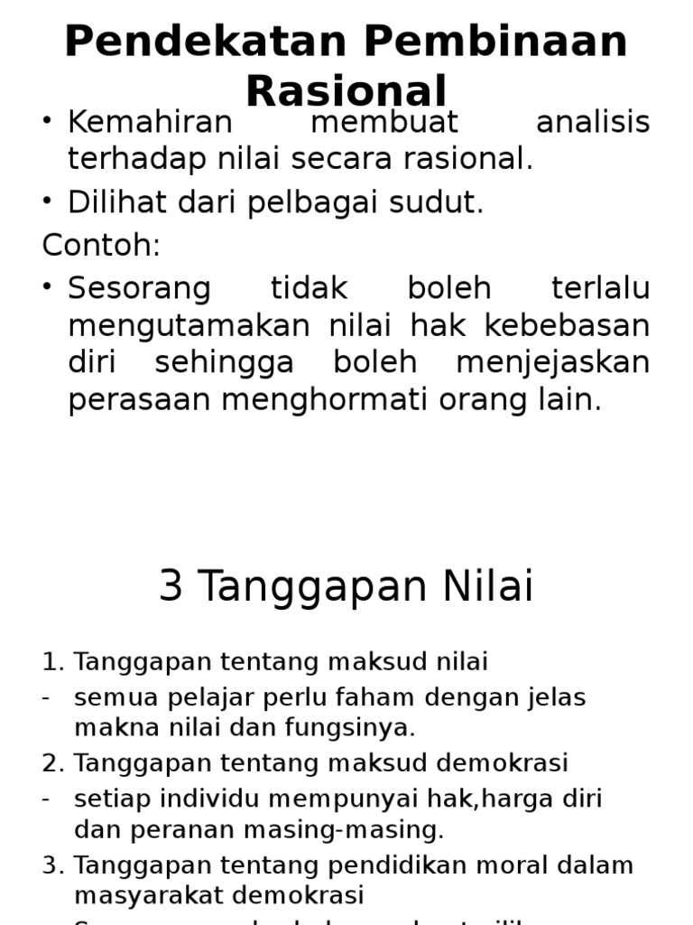 Pendekatan P.moral | PDF | Karier & Perkembangan