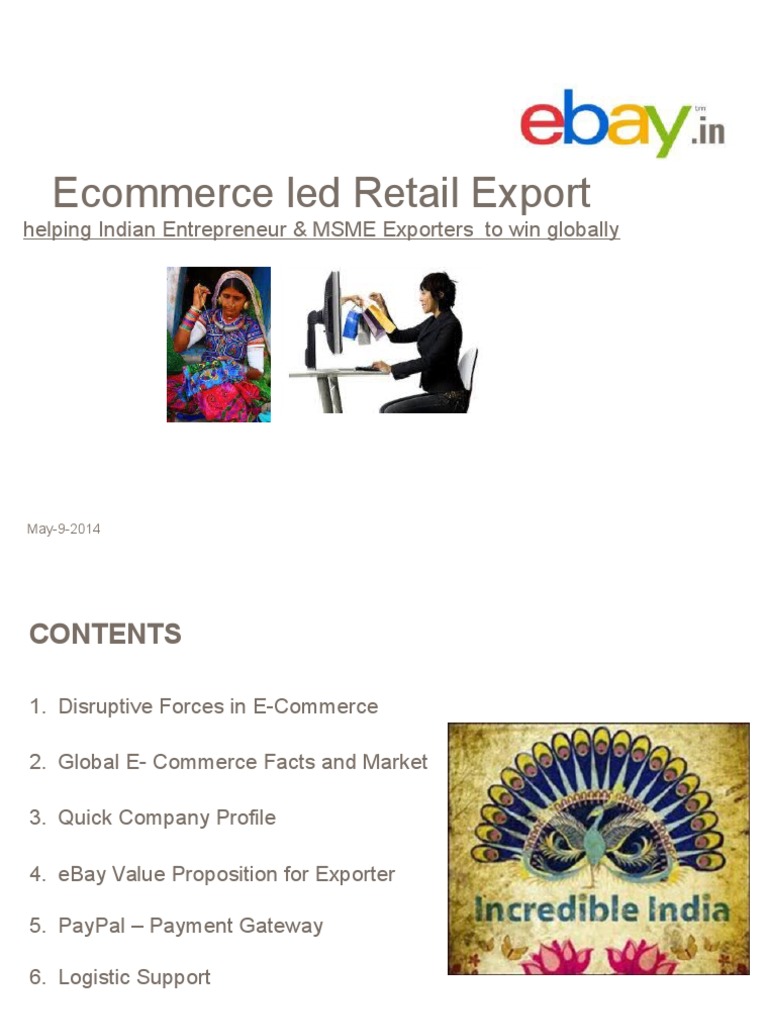 Ecommerce Led Retail Export: Helping Indian Entrepreneur & MSME ...