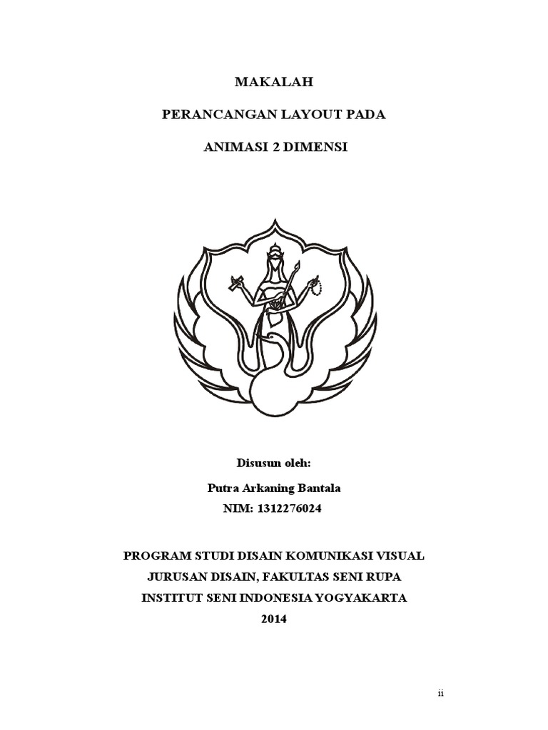 Makalah Perancangan Layout Pada Aniamsi 2 Dimensi | PDF | Seni