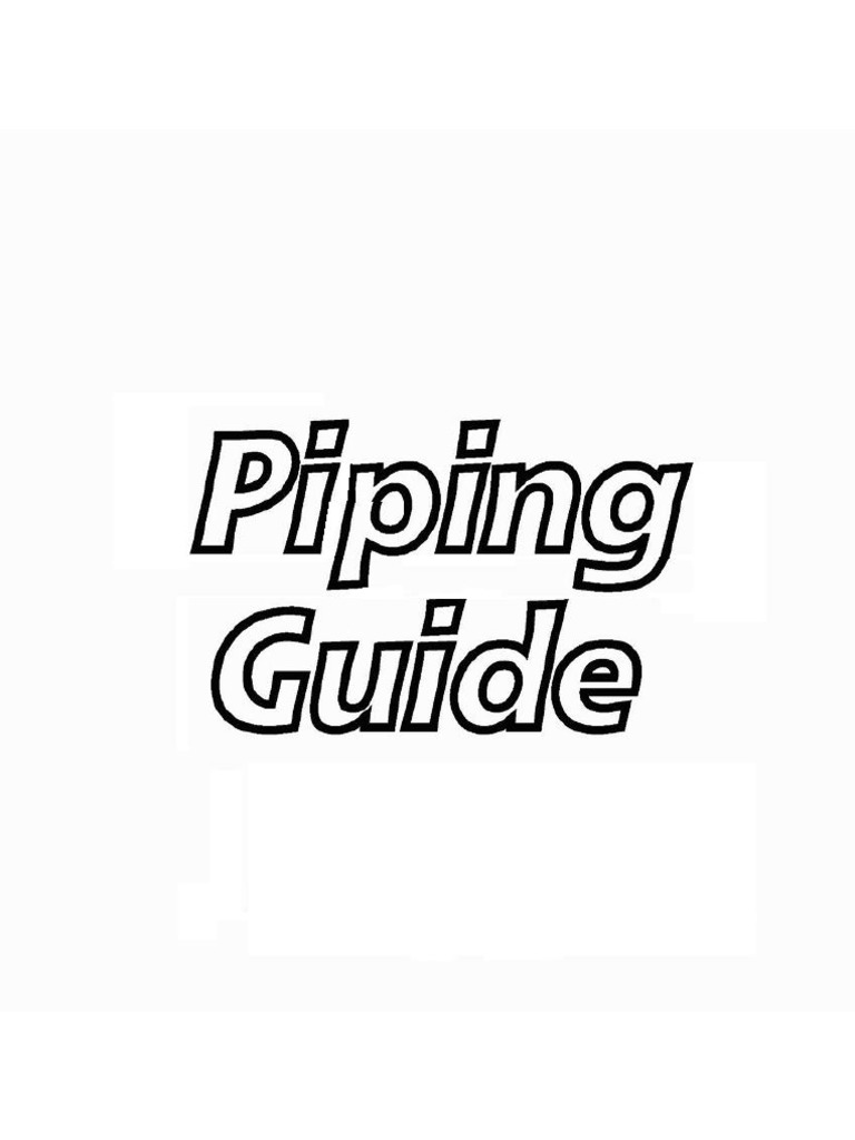 Piping Guide | PDF