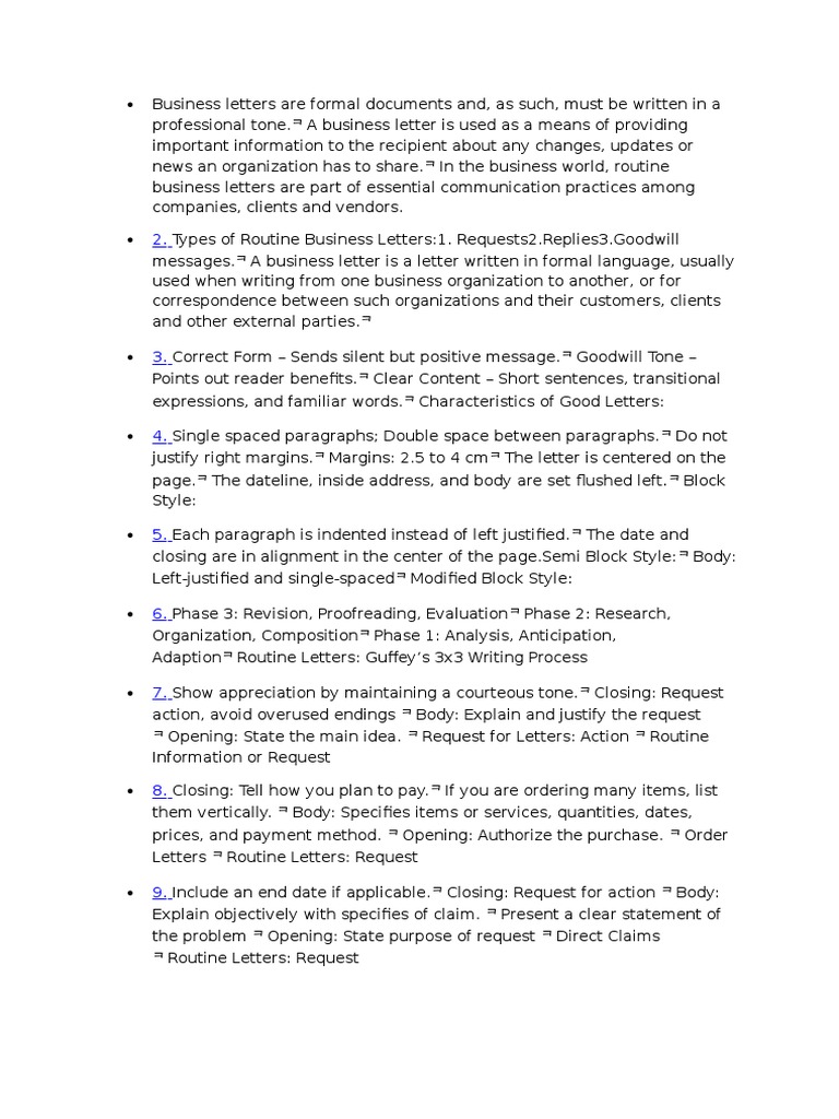 Routine Letter | PDF | Writers | Communication