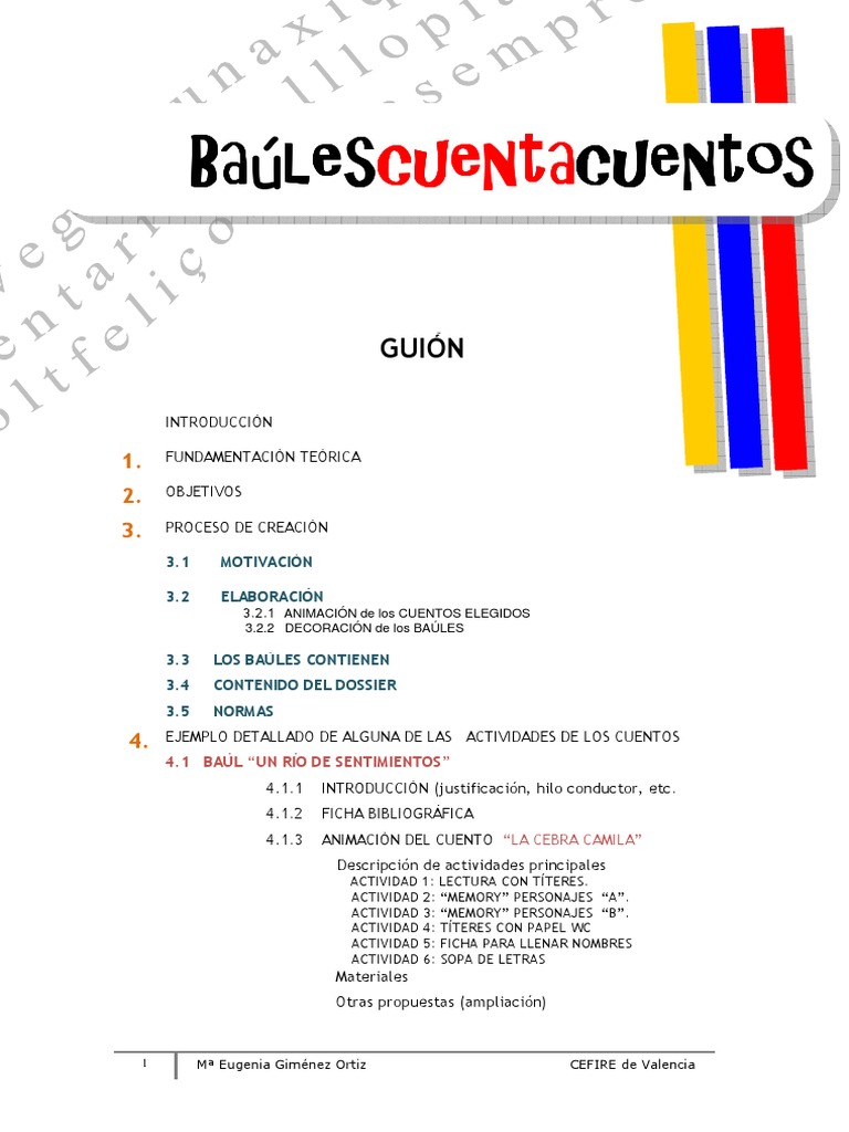 El Baul de Los Cuentos | PDF | Lectura (proceso) | Educación primaria