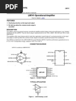 LM741 Complete Data Sheet and Specs | PDF | Operational Amplifier ...