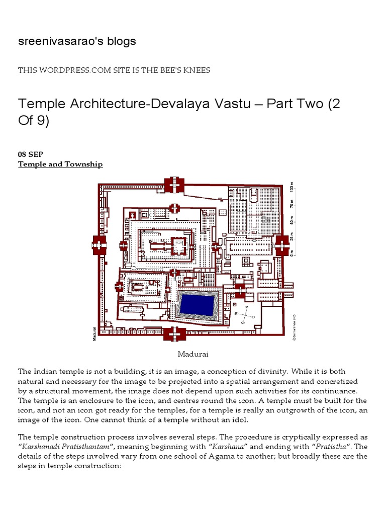 Temple Architecture-Devalaya Vastu - Part Two (2 of 9) | PDF | Vishnu | Taste