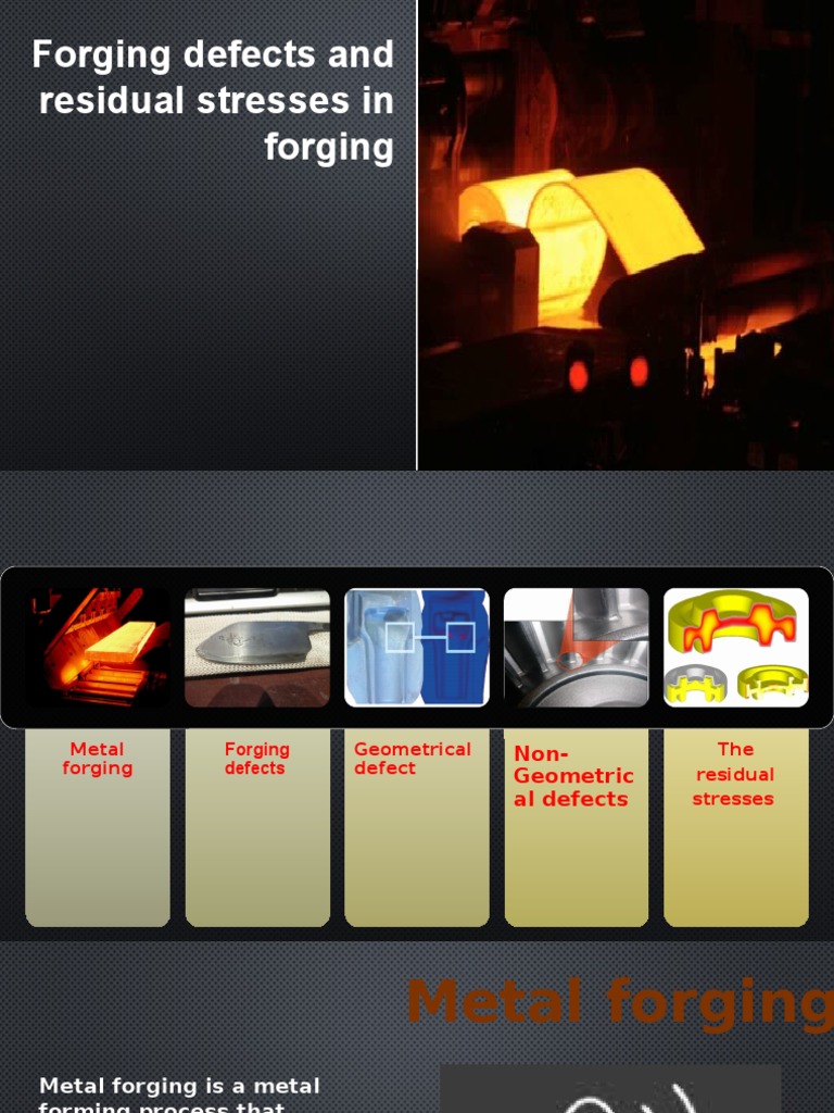 Forging Defects and Residual Stresses in Forging | PDF | Forging | Fracture