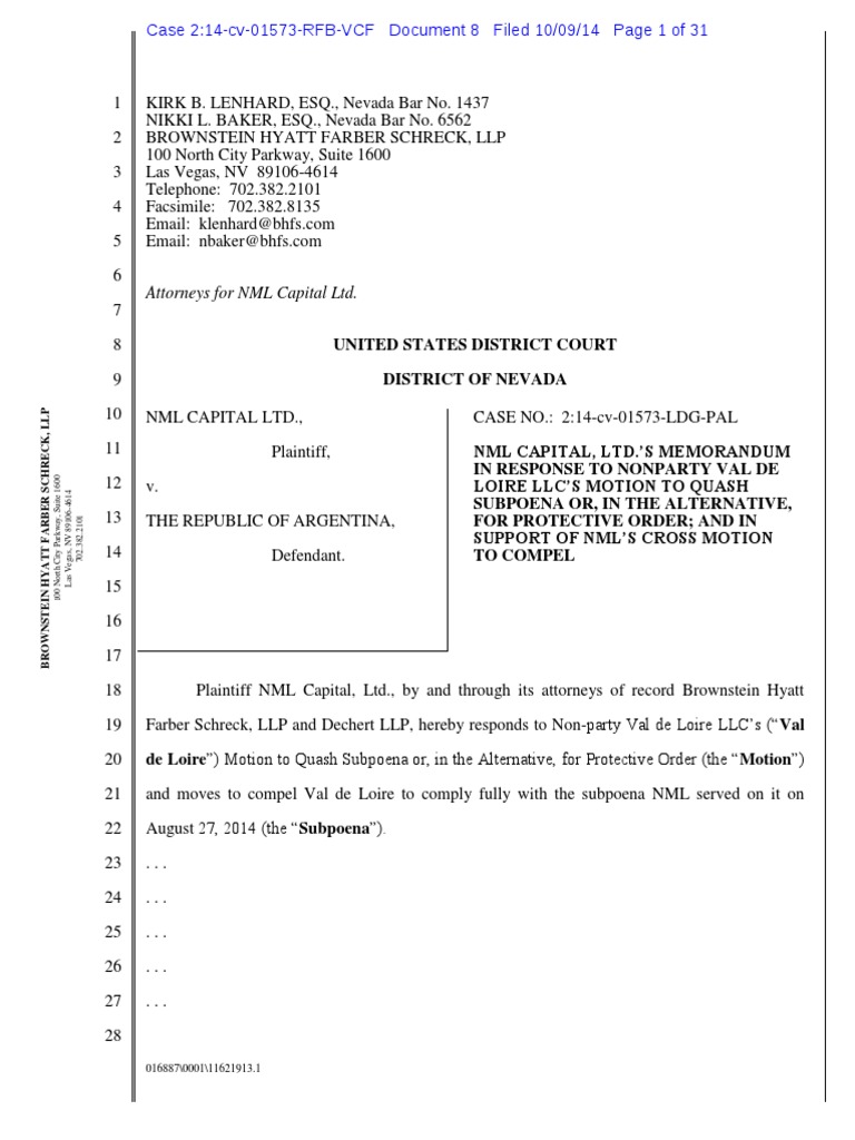 Nevada 2 | PDF | Discovery (Law) | Judgment (Law)