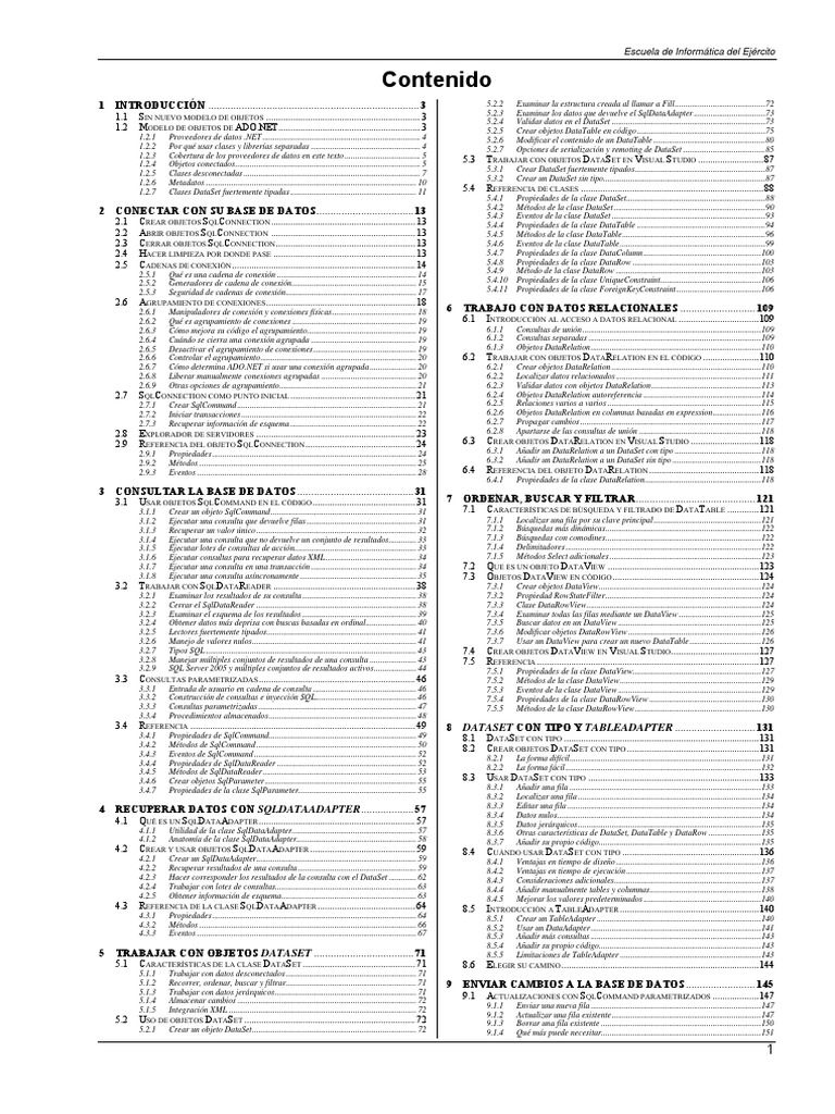 Manual Ado Net | PDF | Active X Data Objects | Bases de datos
