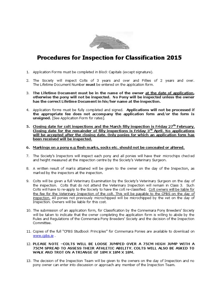 Inspection Rules | PDF | Government | Business