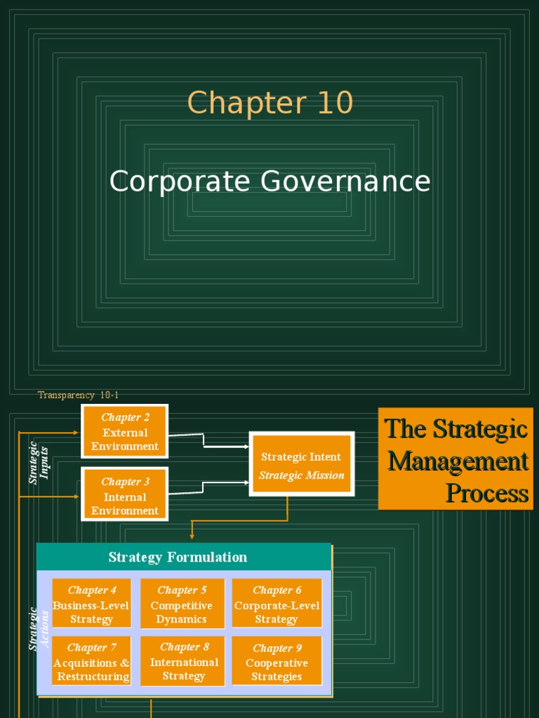 Corporate Governance | PDF | Stakeholder (Corporate) | Strategic Management