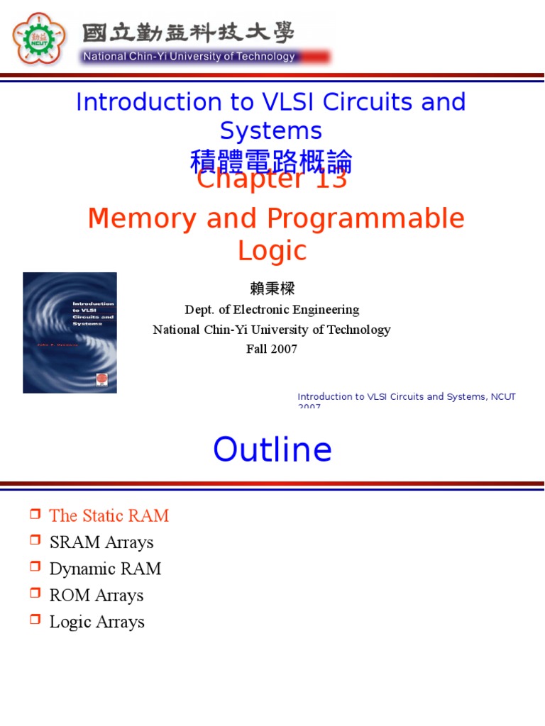 Chapter13 - Memory and Programmable Logic | PDF | Dynamic Random Access Memory | Random Access ...