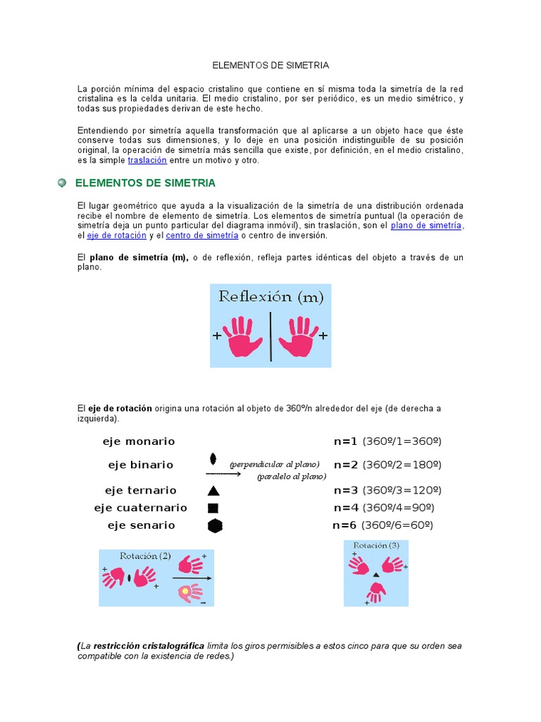 Elementos de Simetria | PDF | Simetría | Euclides