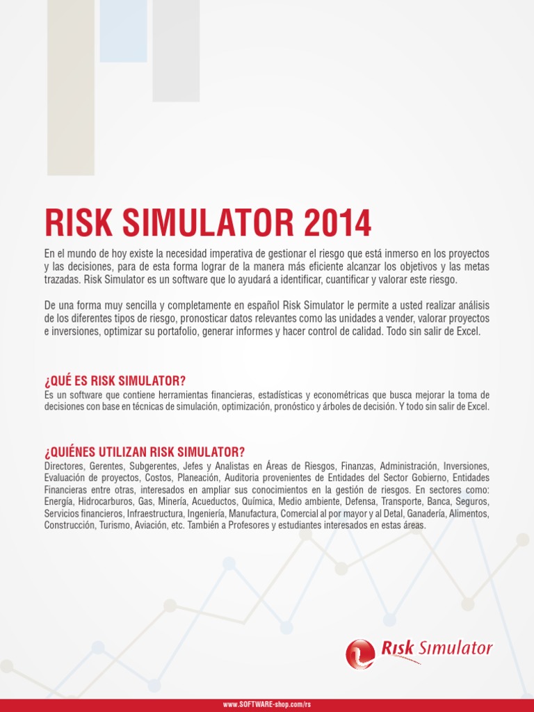 Brochure Risk Simulator | PDF | Econometría | Estadísticas